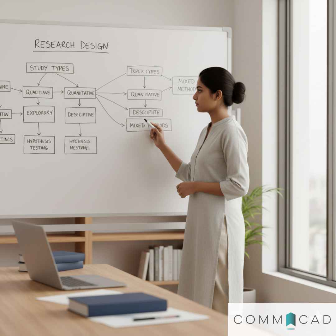 Research Design in Research Methodology | Commacad | Commacad